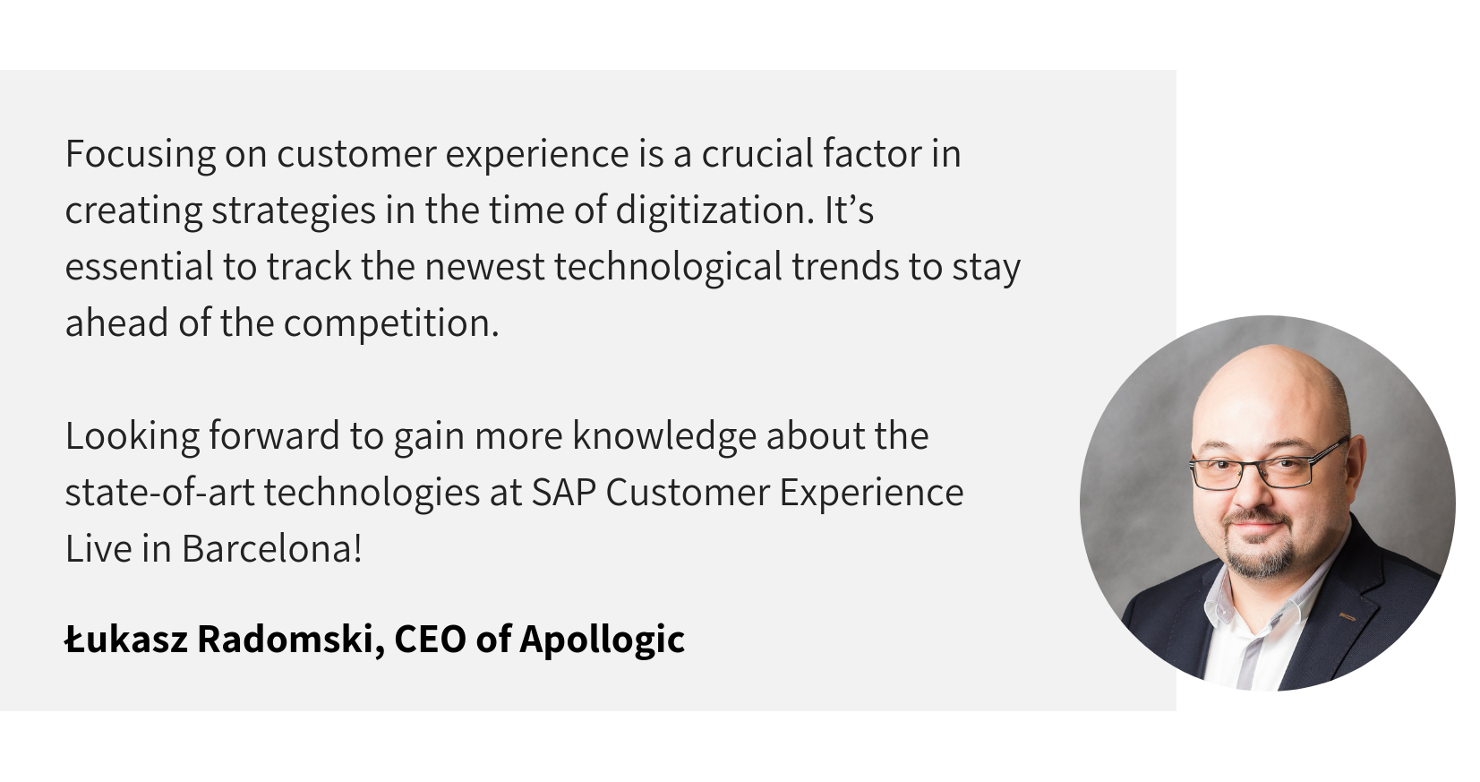 SAP Customer Experience Live 2018 in Barcelona