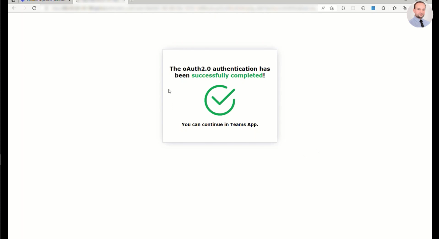 SAP system integration scenario with Microsoft Teams